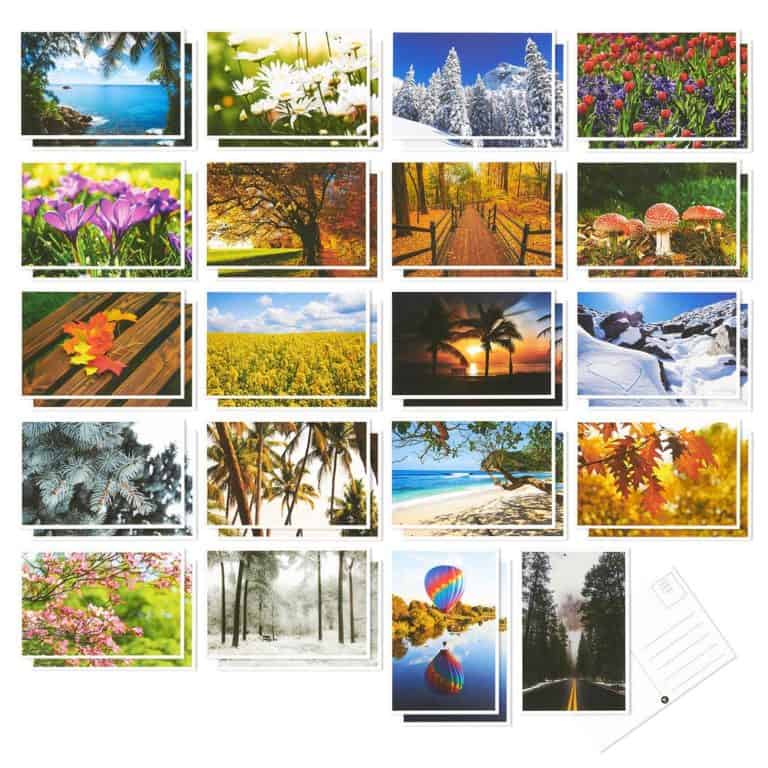 Four Seasons Variety Pack Postcards - AnchoredScraps.com