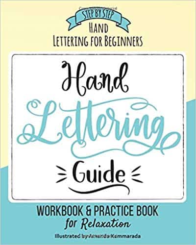 Hand Lettering Guide Beginners Workbook - AnchoredScraps.com