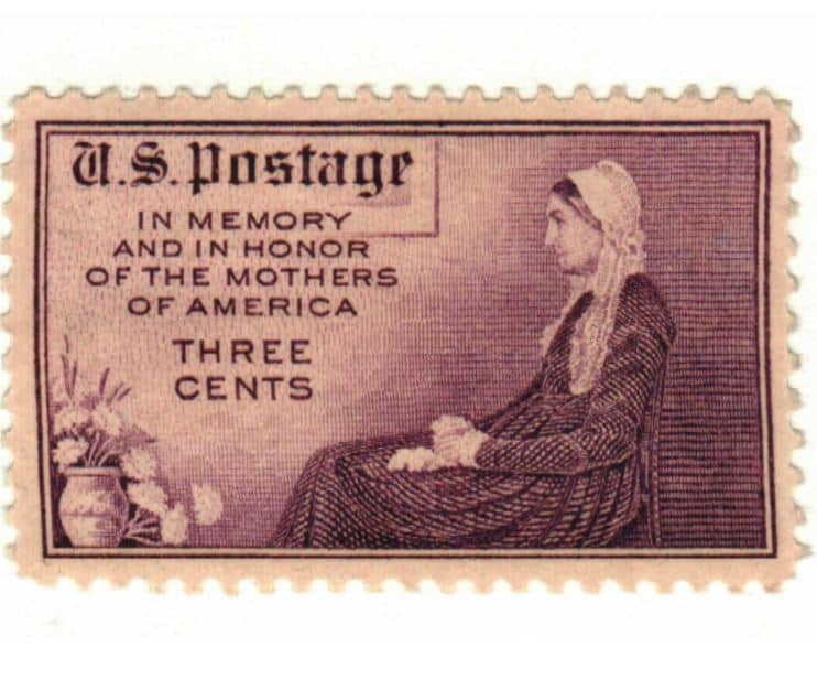 1934 Mothers of America Three Cents Stamp | AnchoredScraps.com