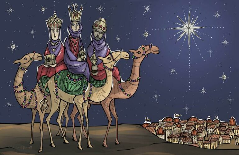 Epiphany Large Postcard Style Greeting Cards - AnchoredScraps.com