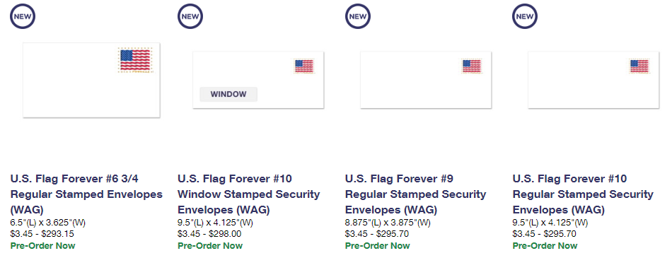US Flag Stamped Envelope FDC Available June 15 2020 - AnchoredScraps.com