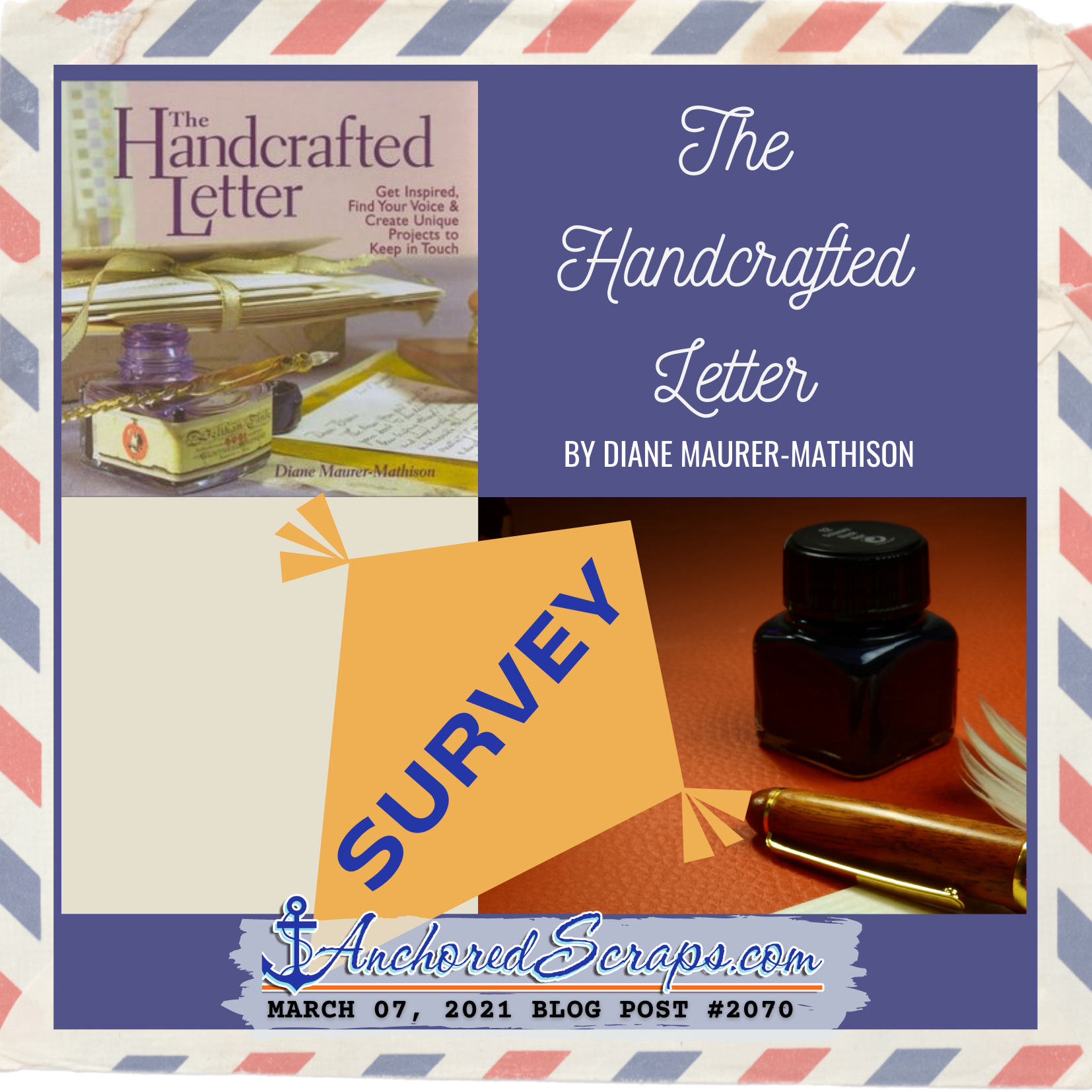 The Handcrafted Letter (2001) by Diane Maurer-Mathison - AnchoredScraps.com