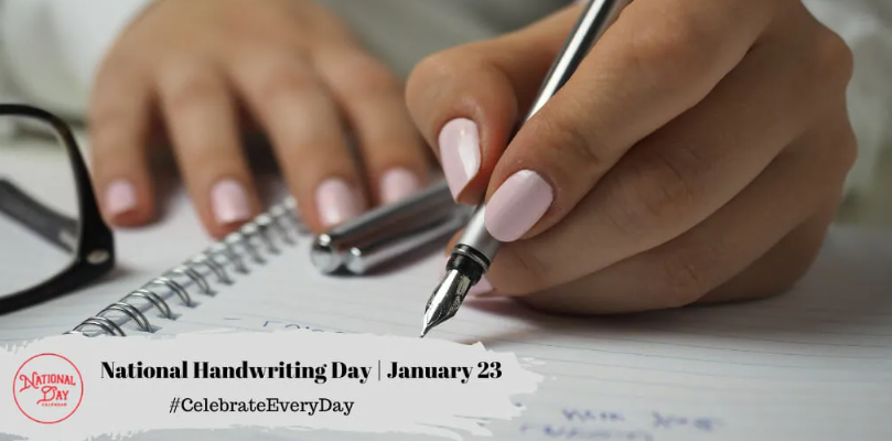 Let's hear it for cursive! National Handwriting Day 2023 January 23 ...