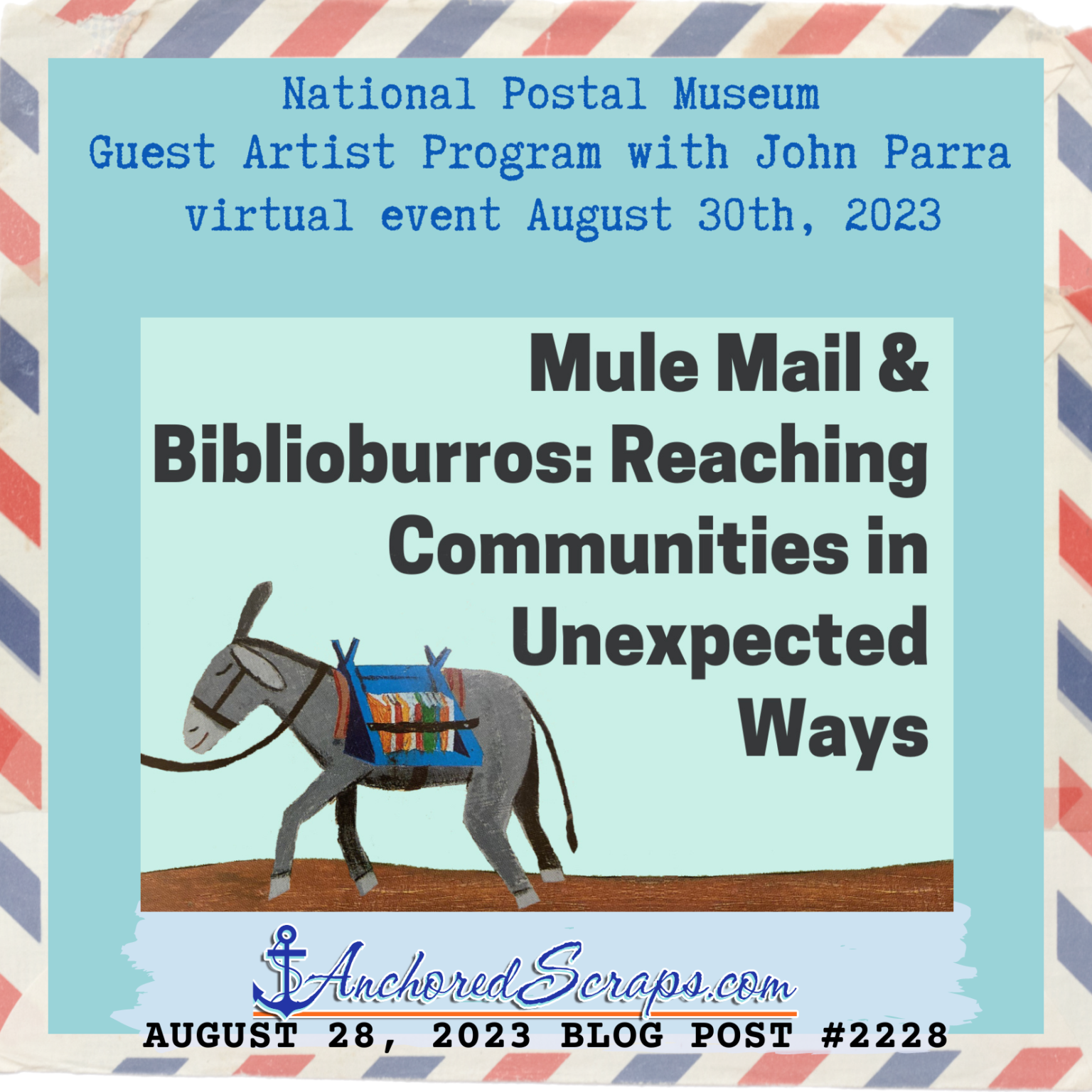 Mule Mail & Biblioburros program hosted by National Postal Museum Guest ...